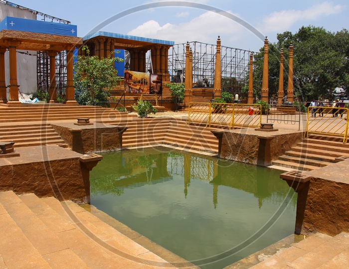 Image of Bahubali Movie Mahismathi Kingdom Sets in Ramoji Film City ...