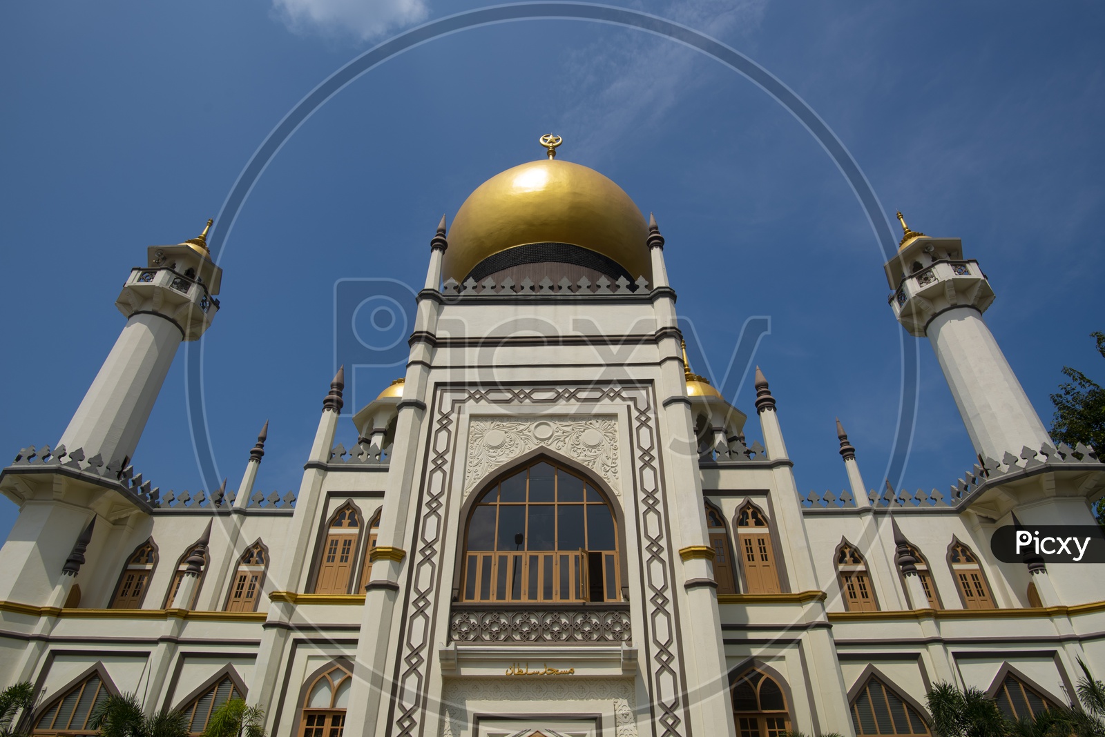 Image of Beautiful mosque or Masjidh Muslim religious ceremonies Prayer ...