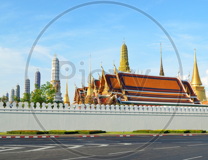 Image of Temple Shrine Of Buddha Temple or Gold Palace of Wat Phra Kaew ...