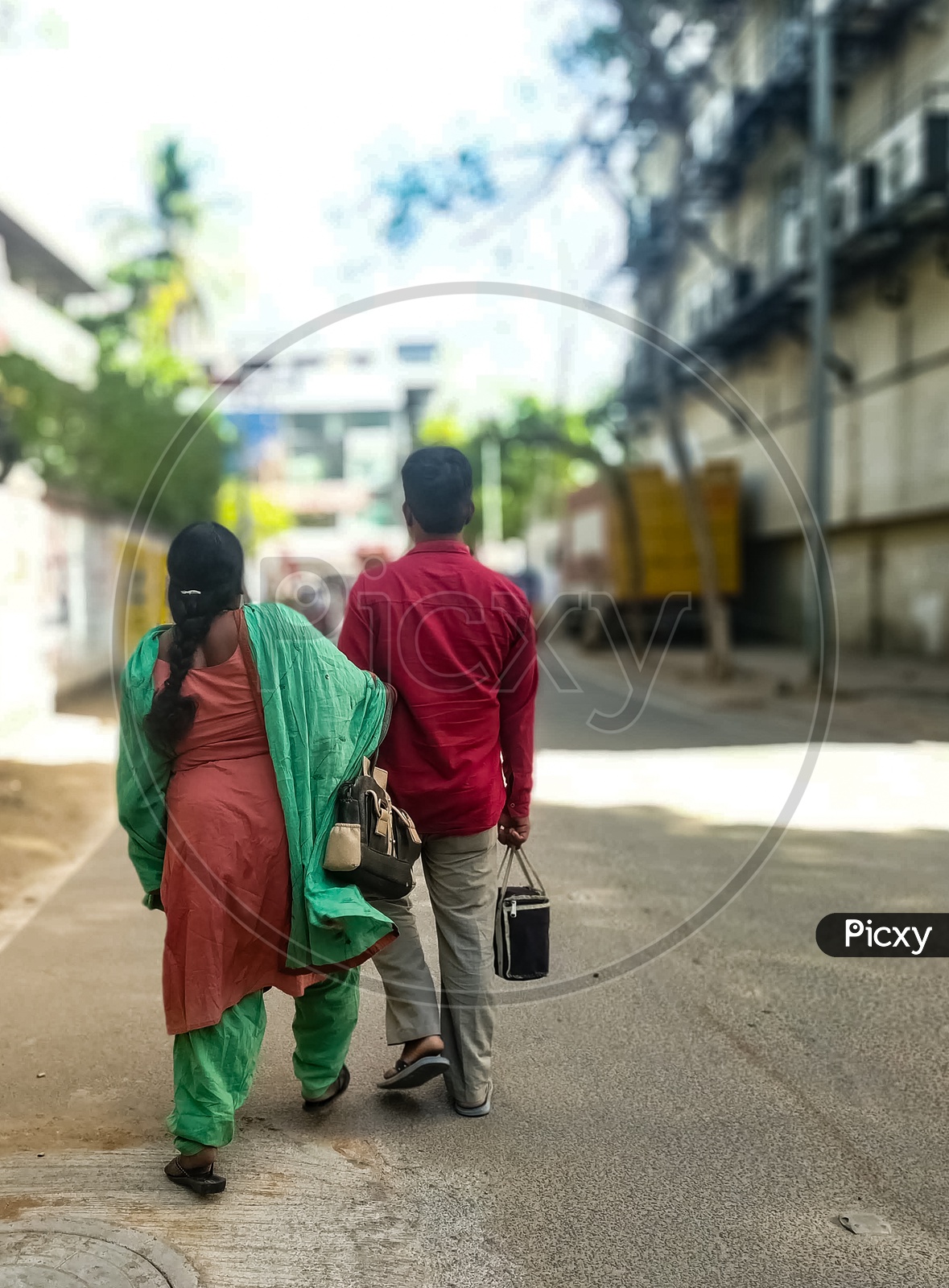 Image of love. physically challenged woman being taken care by her ...