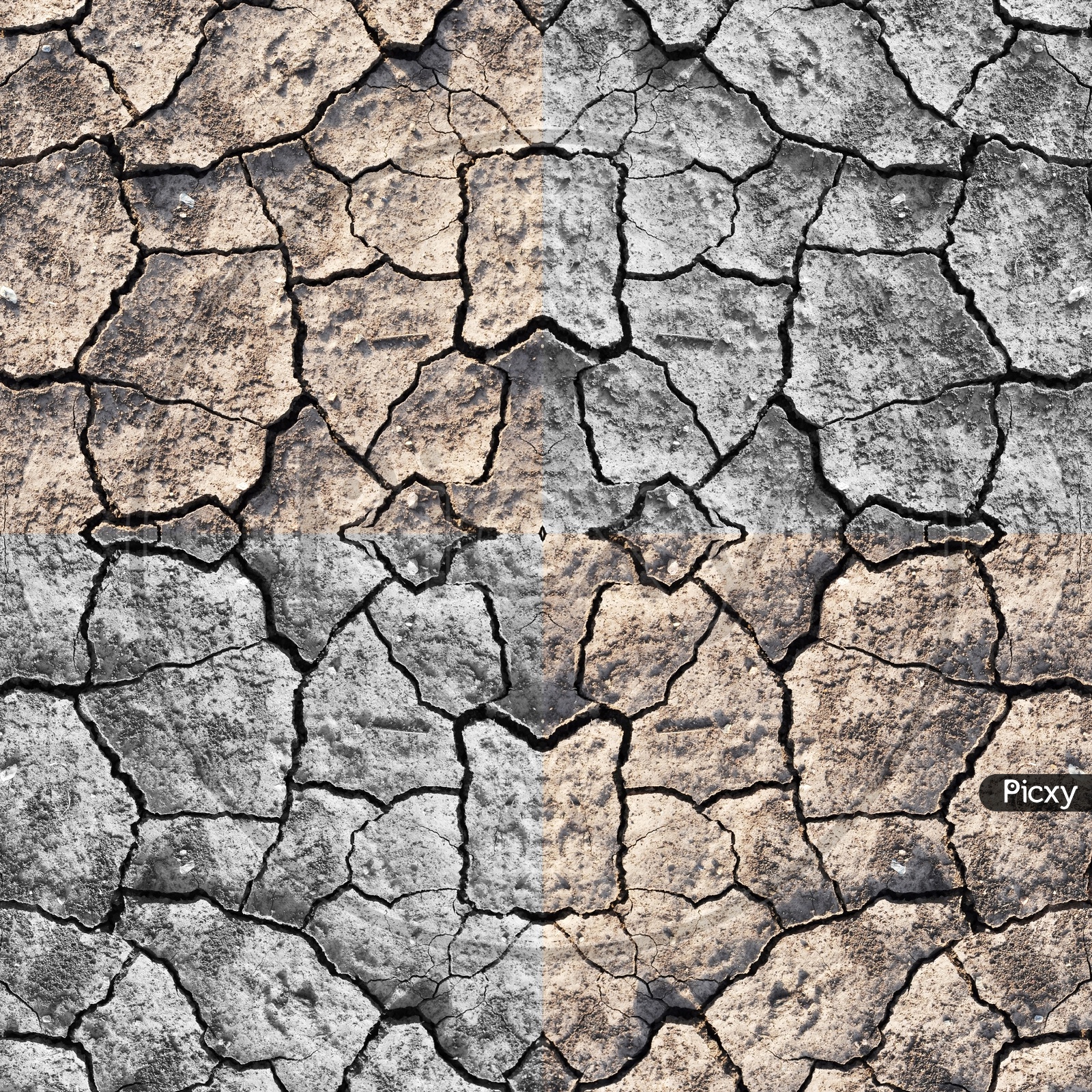 Cracked Ground Background