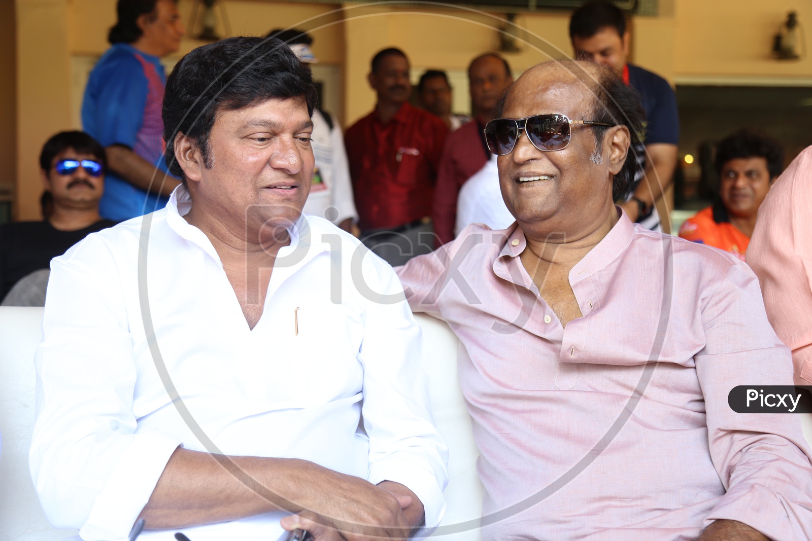 Image of Tollywood Movie Actors - Rajendra Prasad and Rajini Kanth ...