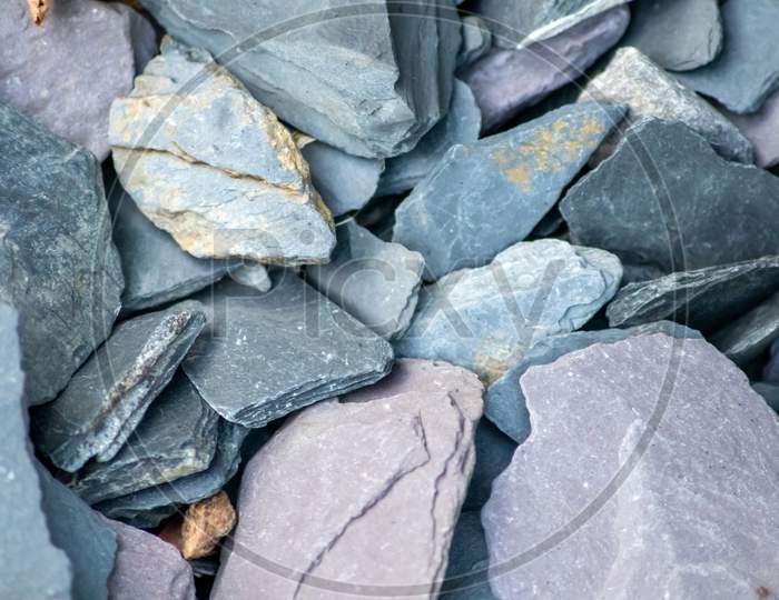 Image of Raw rocks and minerals as natural stones background with ...