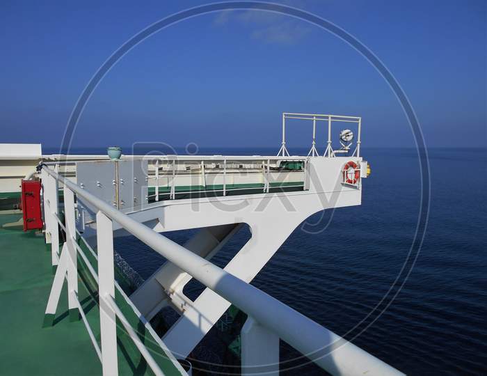 Image of View From The Bridge Wings Of A Ship-SP908961-Picxy