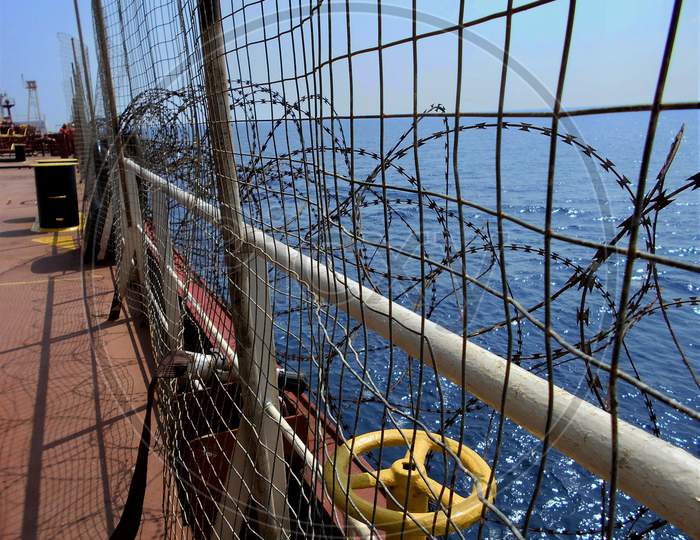 Image of Vessel Hardening Is Done With Razor Wire And Wire Fencing ...