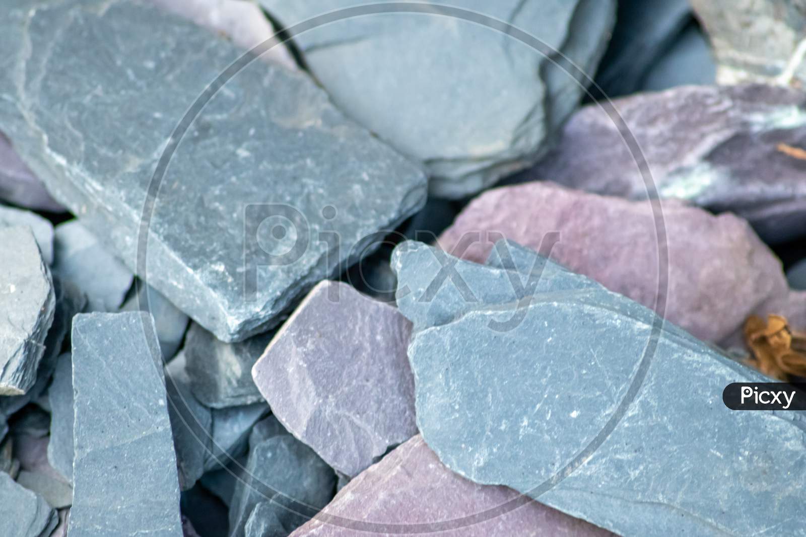 Image of Raw rocks and minerals as natural stones background with ...