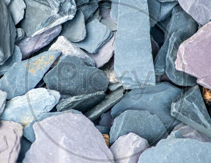 Image of Raw rocks and minerals as natural stones background with ...