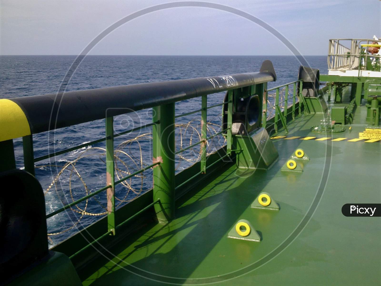 Image of Vessel Hardening Is Done With Razor Wire And Wire Fencing ...