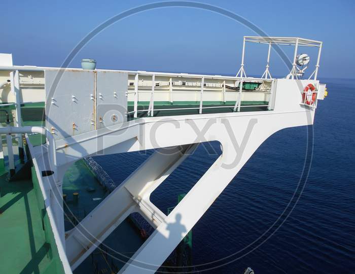 Image of View From The Bridge Wings Of A Ship-OB781859-Picxy