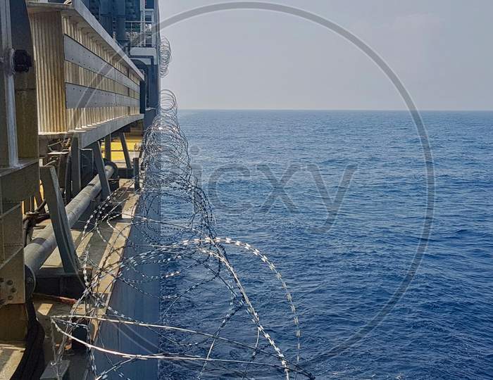 Image of Vessel Hardening Is Done With Razor Wire And Wire Fencing ...