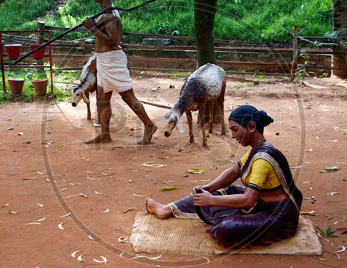 Image of Village Life Depicted At Janapada Loka-BA572905-Picxy