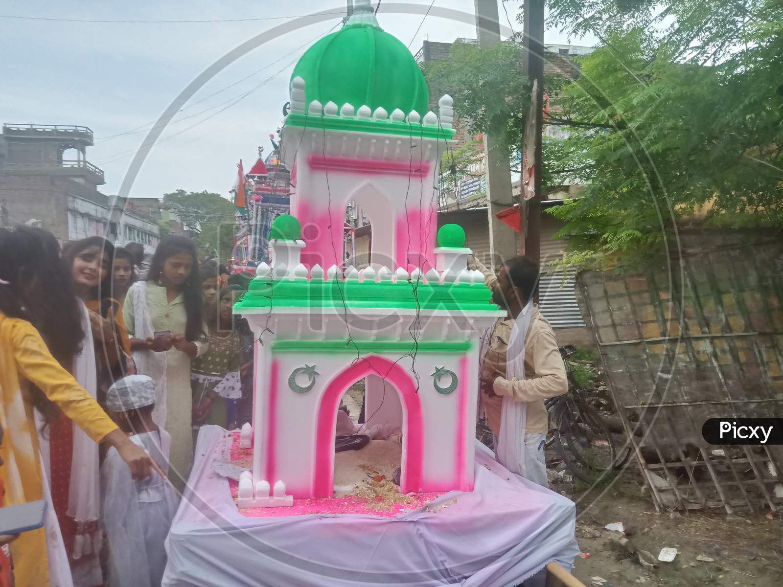 Image of Tajiya muslim Festival in bihar-GY156070-Picxy