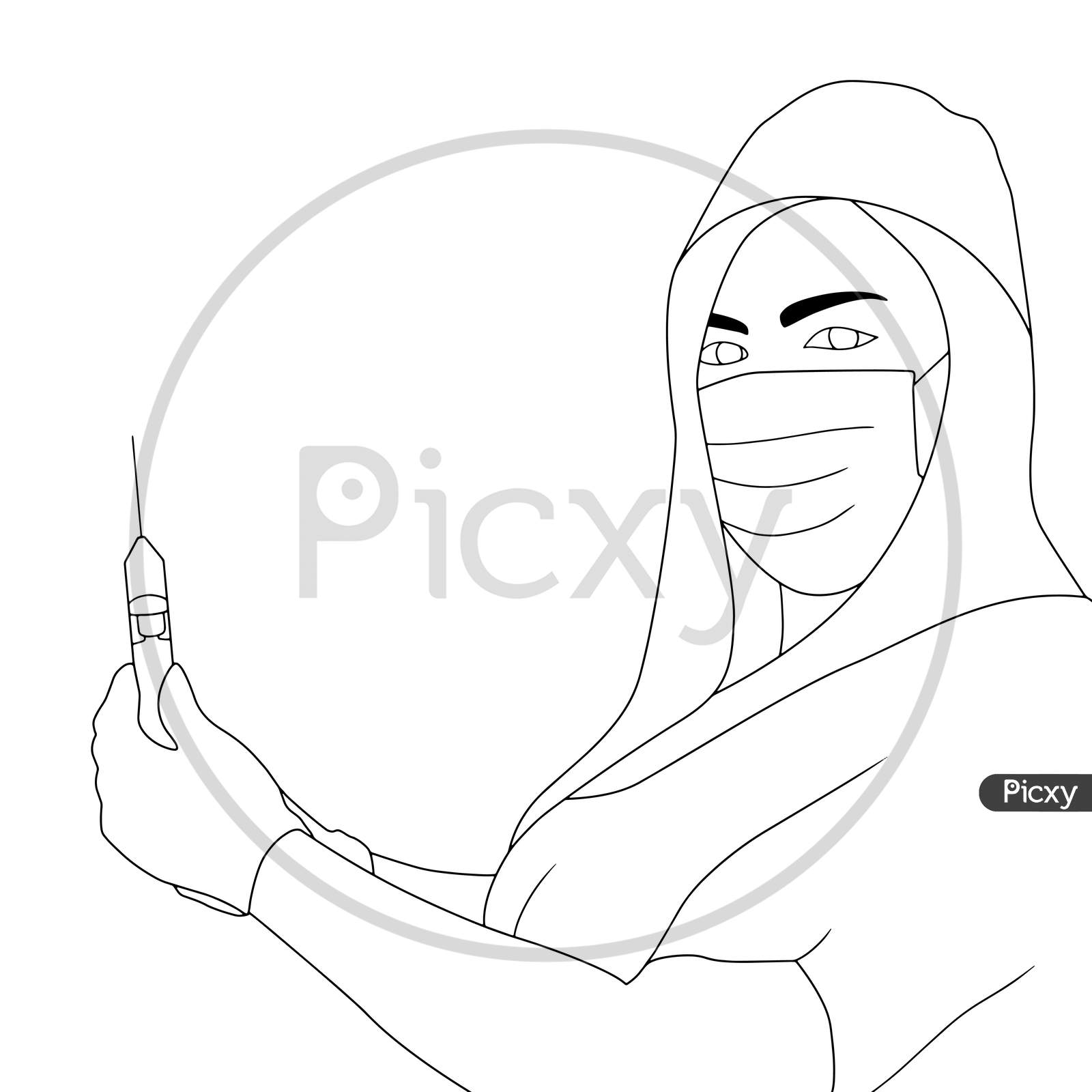 Image of Coloring Pages - Illustrations Of Heroes Of This Corona ...