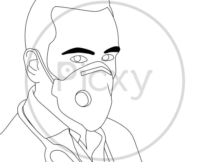 Image of Coloring Pages - Illustrations Of Heroes Of This Corona ...