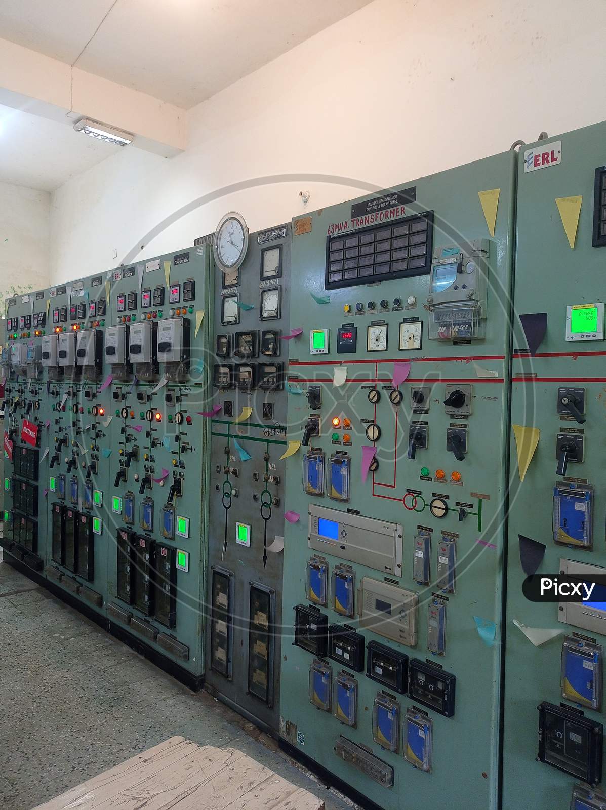 Image of 132/33 KV Transmission line control Panel-PQ034093-Picxy