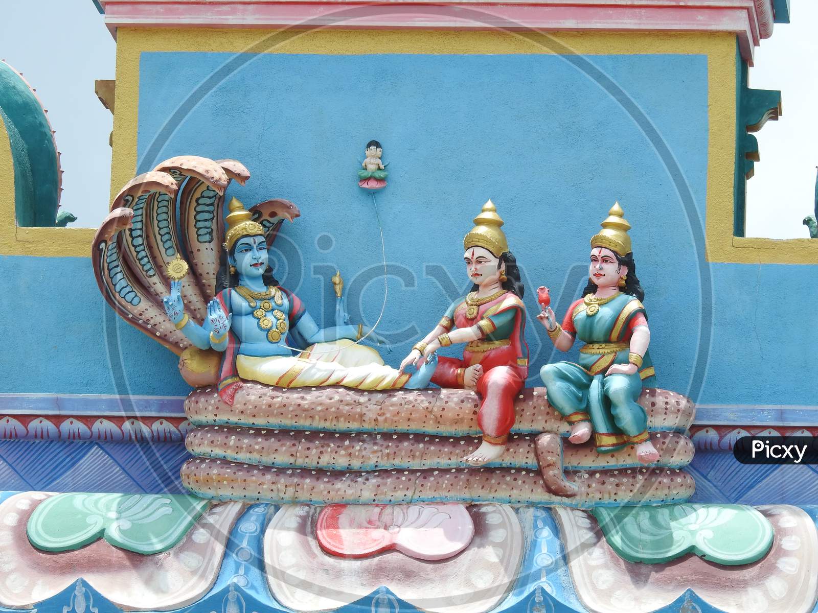 Image of Closeup Of Beautiful Bettada Thimmappa Temple Entrance Arch ...