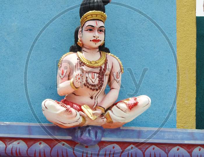 Image of Closeup Of Beautiful Bettada Thimmappa Temple Entrance Arch ...