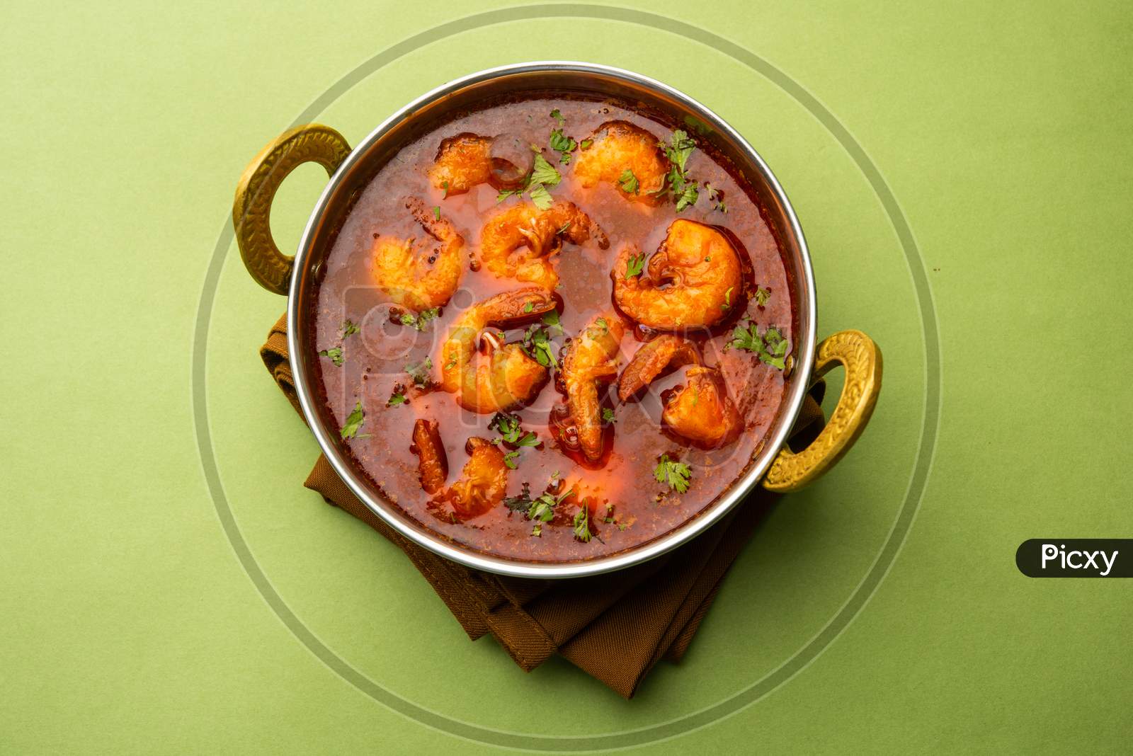 Image of Goan Prawns Or Shrimp Curry Or Zinga Masala Also Known As ...