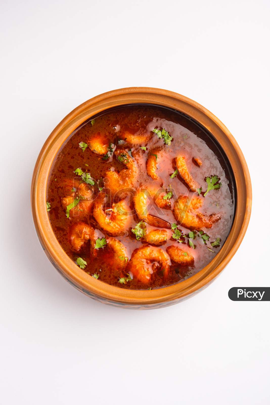 Image of Goan Prawns Or Shrimp Curry Or Zinga Masala Also Known As ...
