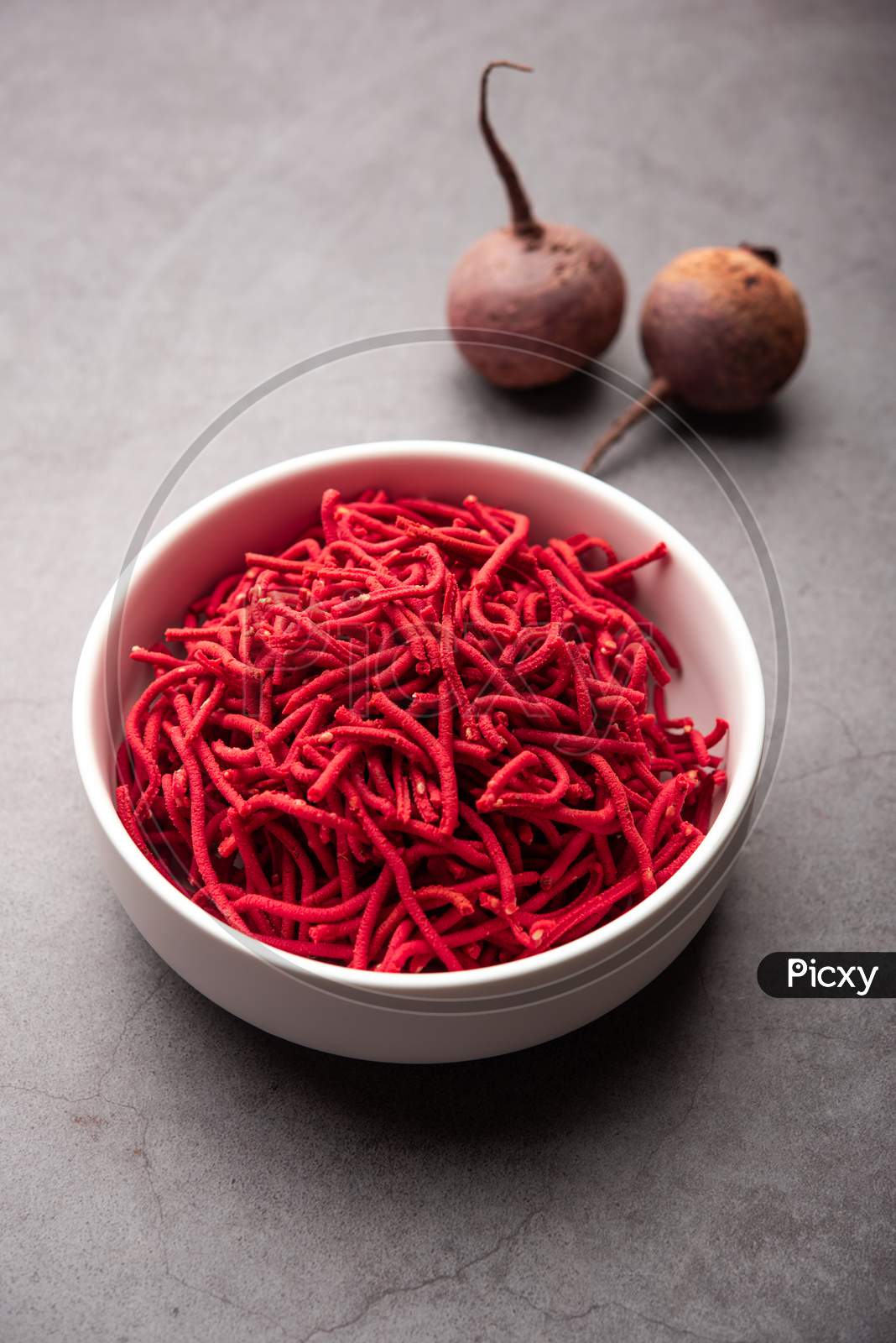 Image of Beetroot Sev Or Fried Noodles Is A Colourful And Healthy ...