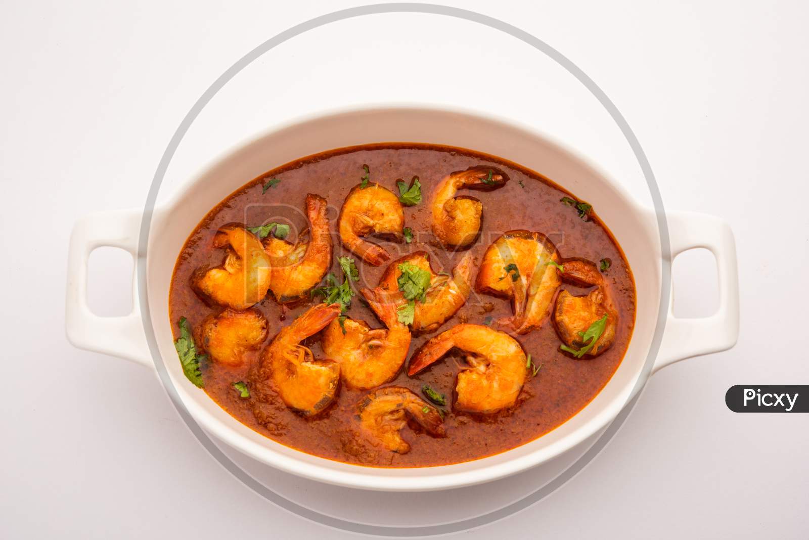 Image of Goan Prawns Or Shrimp Curry Or Zinga Masala Also Known As ...