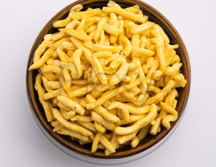 Image of Pepper Sev Mota Shev, South Indian Snacks Consisting Of Small ...