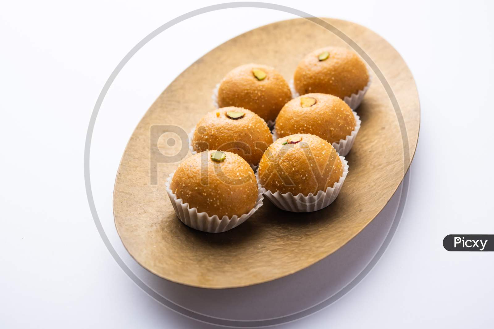 Image of Besan Ladoo Are Delicious Sweet Balls Made With Gram Flour ...