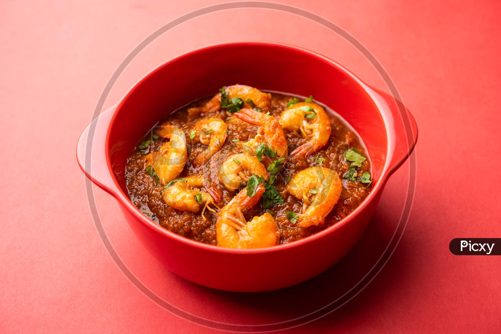 Image of Goan Prawns Or Shrimp Curry Or Zinga Masala Also Known As ...