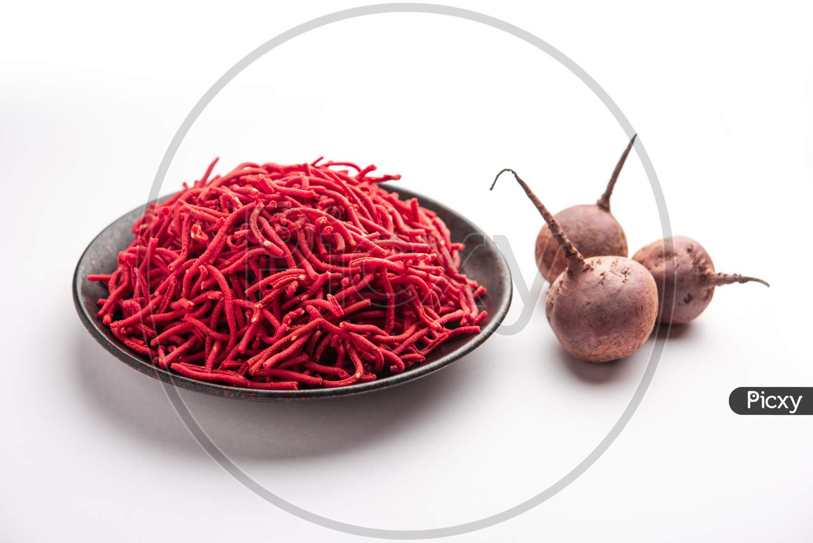 Image of Beetroot Sev Or Fried Noodles Is A Colourful And Healthy ...