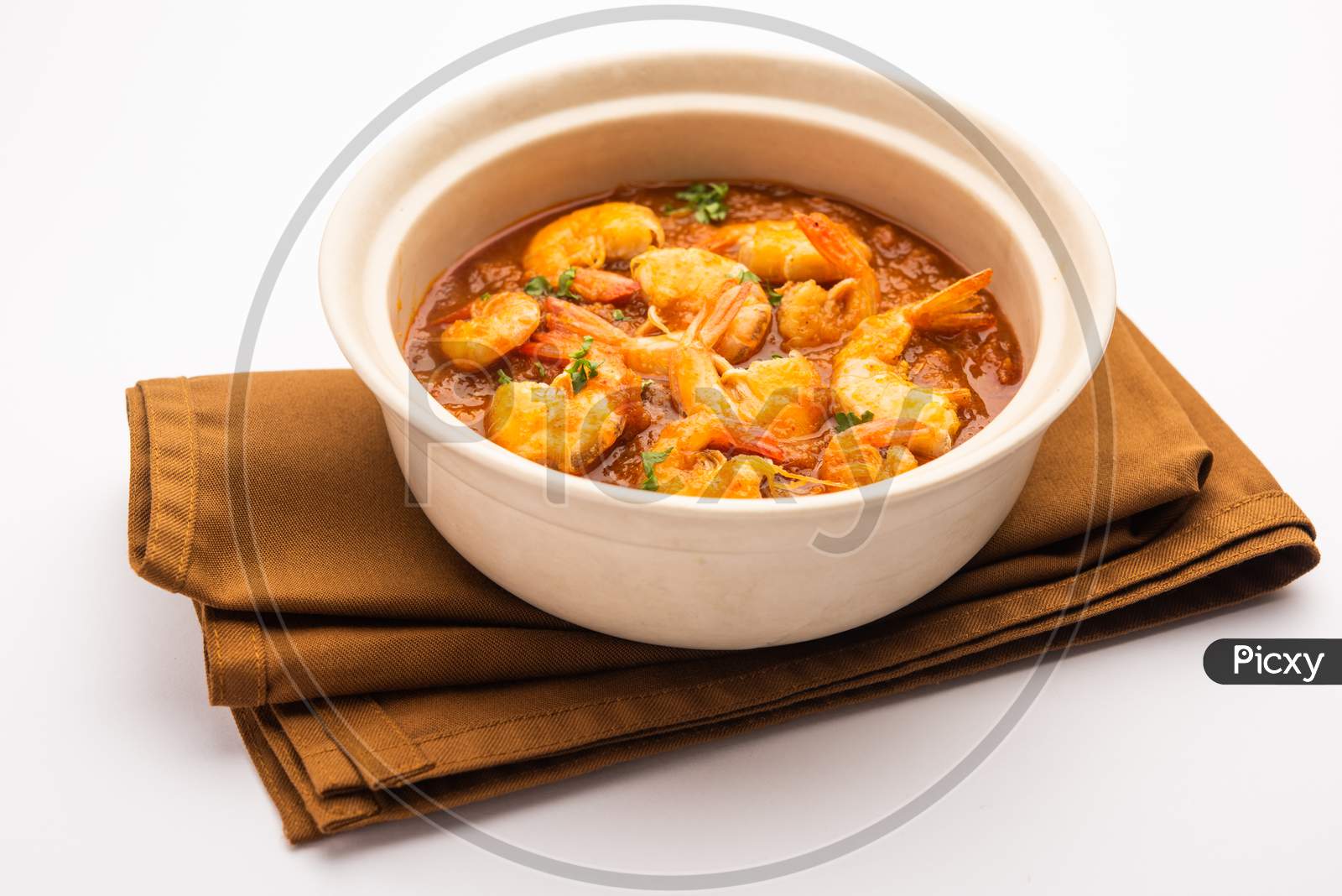 Image of Goan Prawns Or Shrimp Curry Or Zinga Masala Also Known As ...