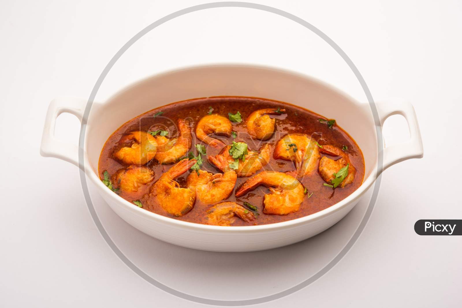 Image of Goan Prawns Or Shrimp Curry Or Zinga Masala Also Known As ...