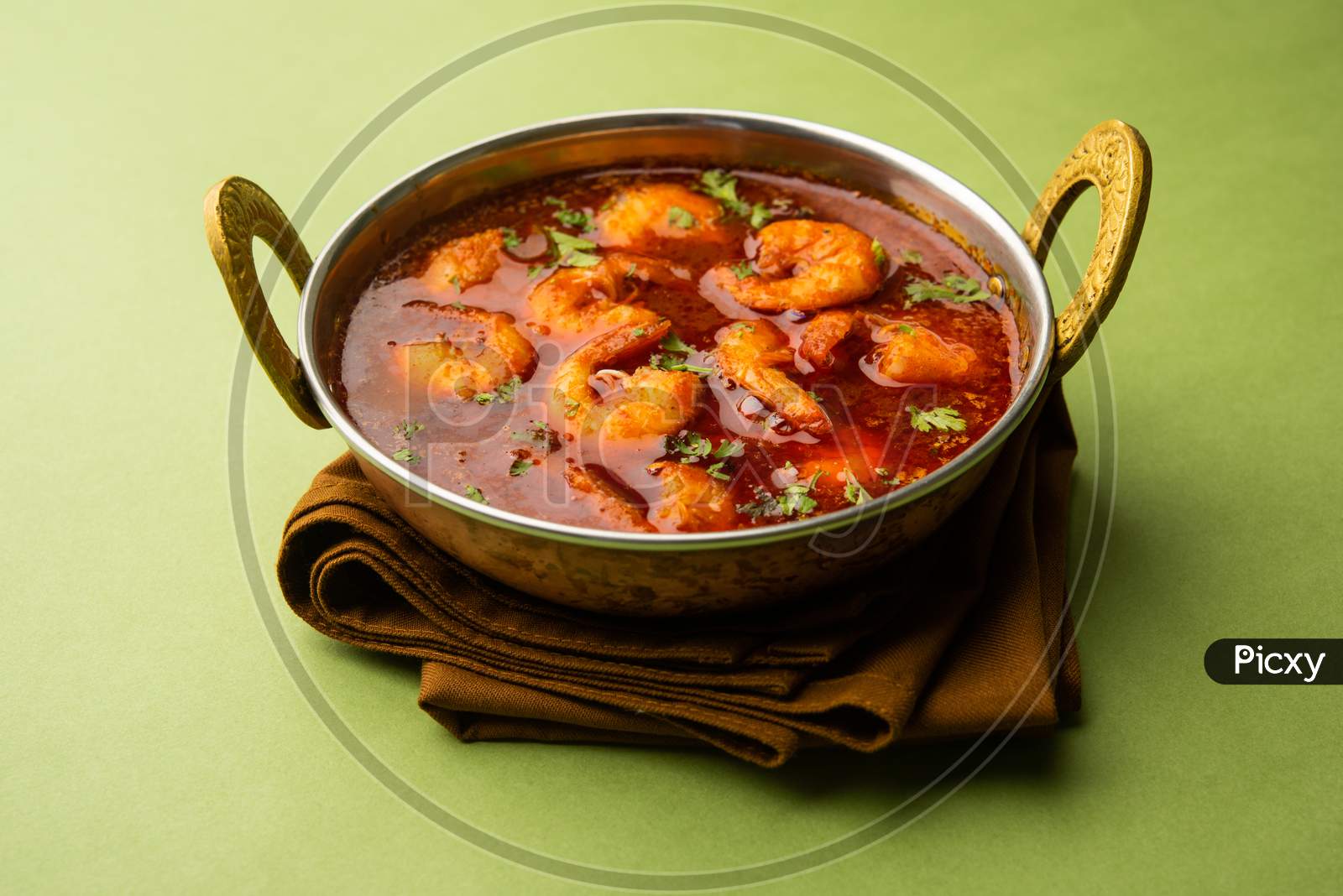 Image of Goan Prawns Or Shrimp Curry Or Zinga Masala Also Known As ...