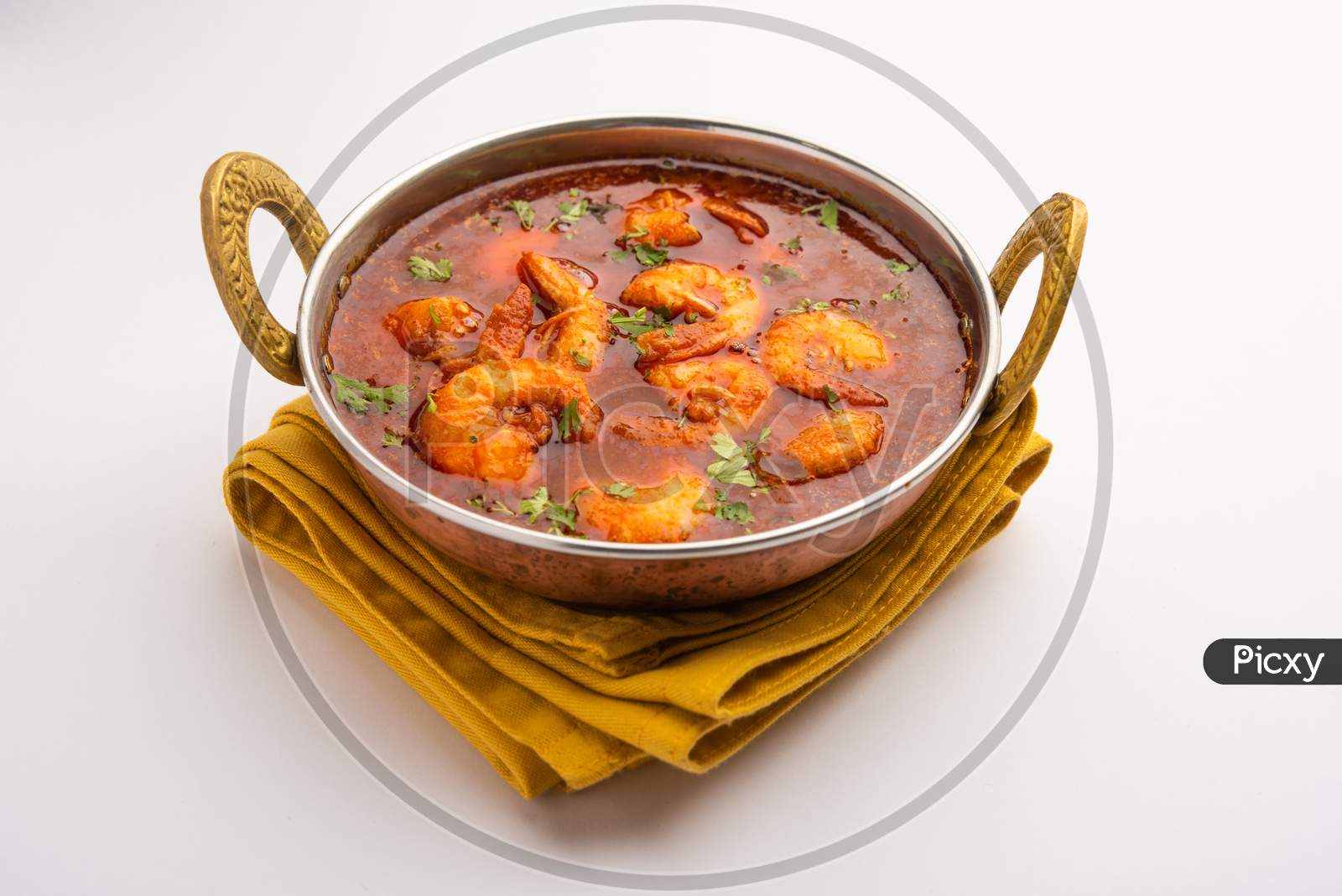 Image of Goan Prawns Or Shrimp Curry Or Zinga Masala Also Known As ...