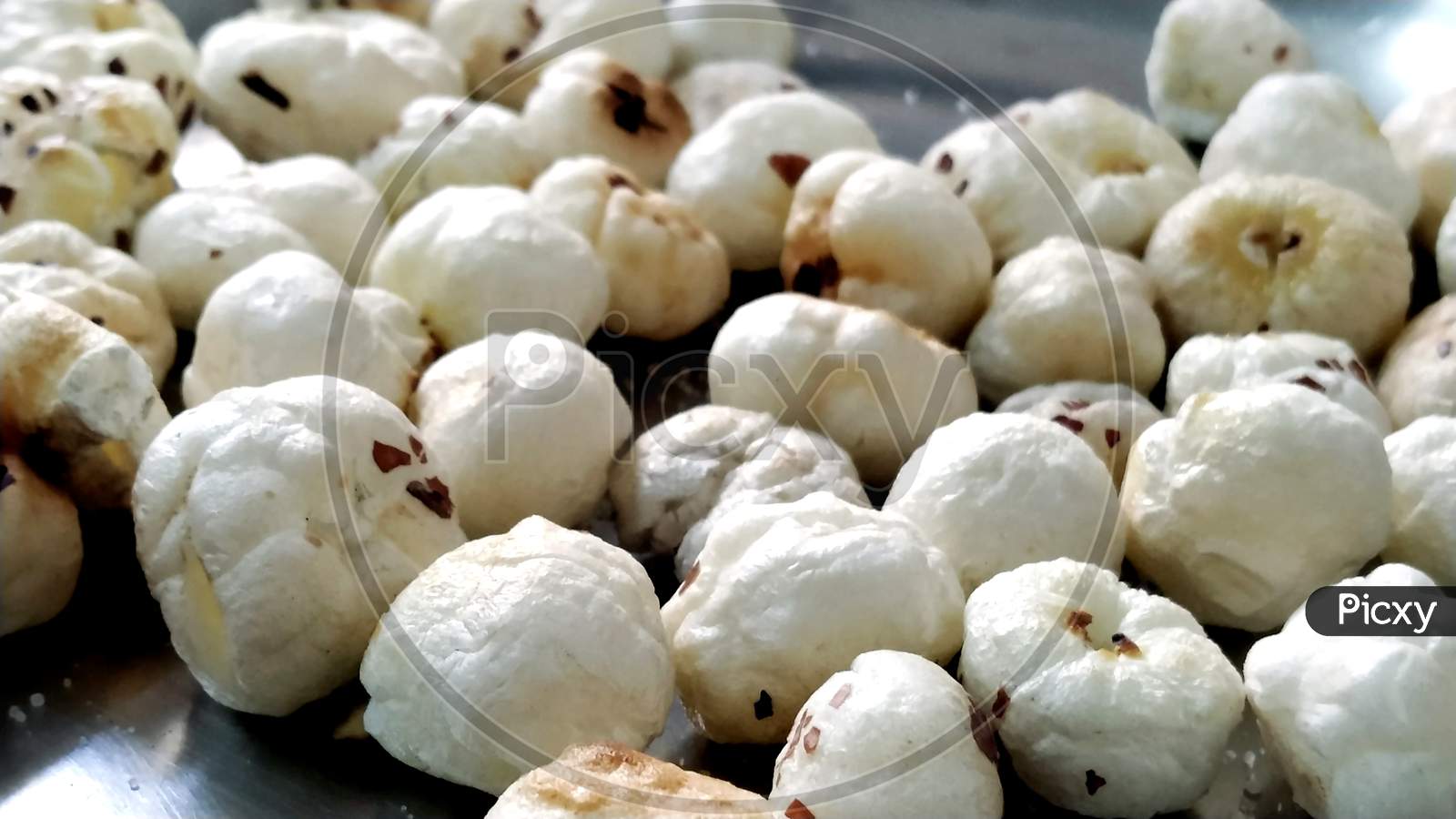 Image of Roasted Taal Makhana Namkeen Or Fox Seed, Which Is A Part Of ...