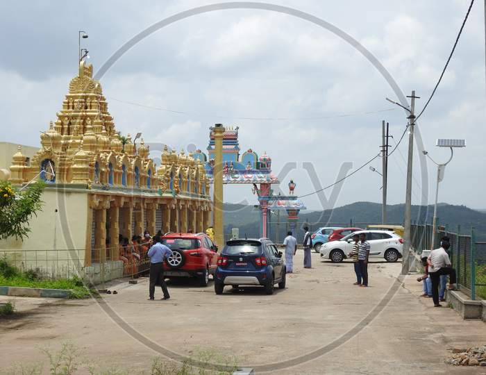 Image of Closeup Of Beautiful Bevoor Thimmappa Or Lord Venkateshwara ...