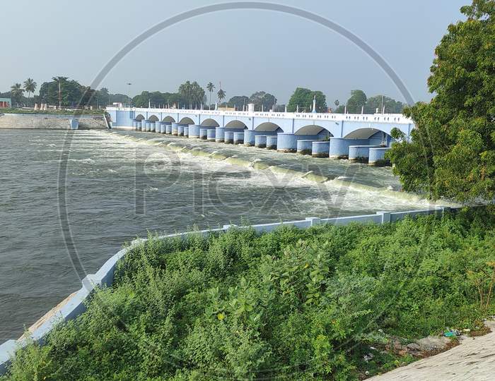 Image of The Grand Anicut Dam or Kallanai Dam Cauvery river by King ...