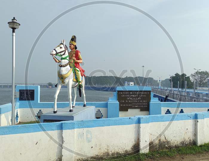 Image of The Grand Anicut Dam or Kallanai Dam Cauvery river by King ...