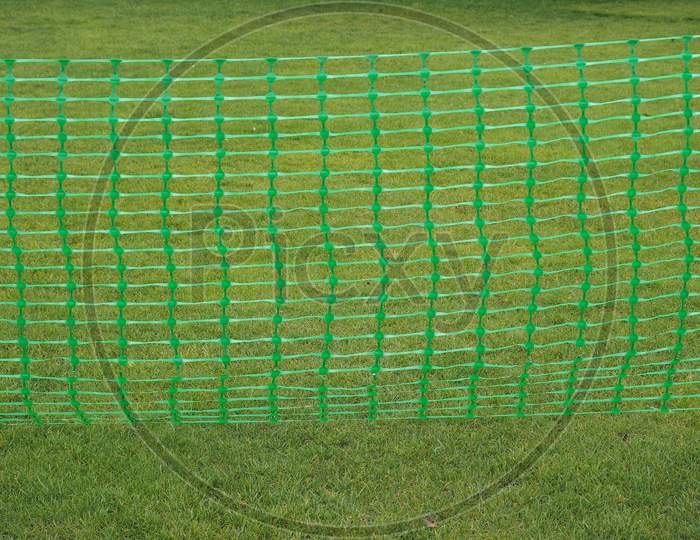 Image of Green Plastic Temporary Fence-IK207259-Picxy