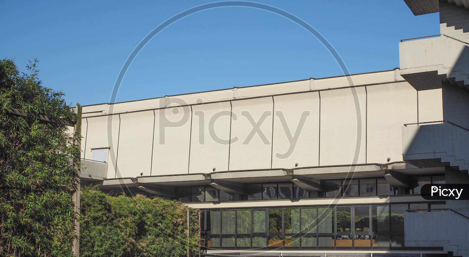 Image of Turin, Italy - February 25, 2015: The Gam Galleria Arte ...