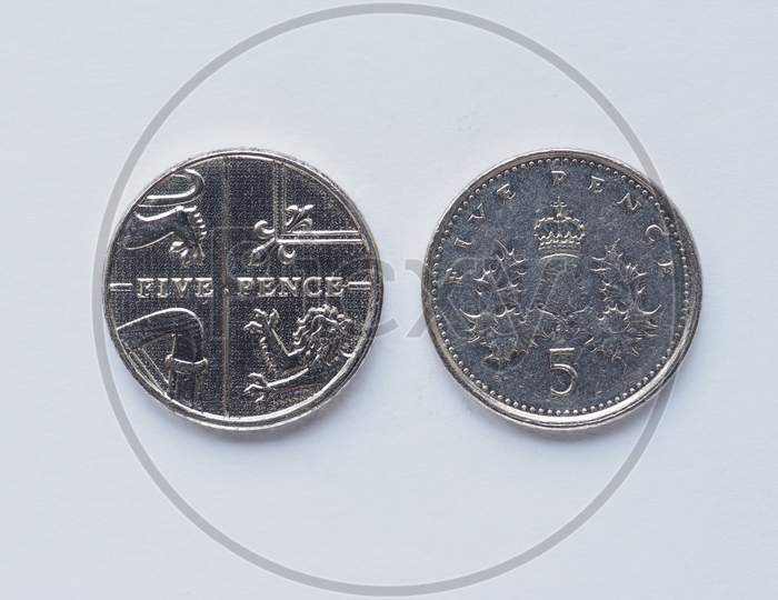 Image of Uk 5 Pence Coin-KH119077-Picxy