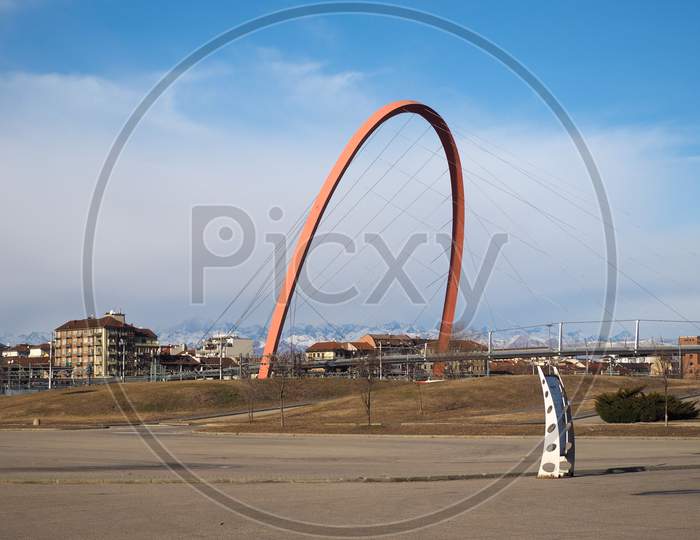 Image of Turin, Italy - Circa January 2018: Arco Olimpico (Meaning ...