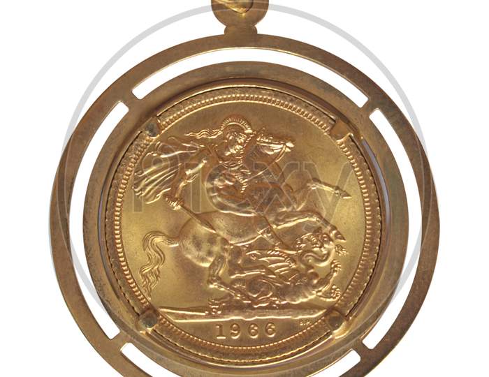 Image of Gold Pound Coin-UY763387-Picxy