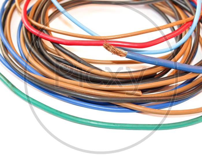 Image of Electric Wire Isolated-KE969424-Picxy