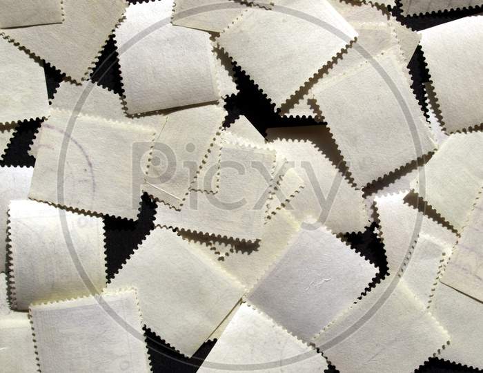 Image of Blank White Stamps-UJ955663-Picxy