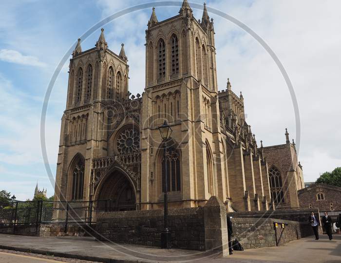 Image of Bristol, Uk - Circa September 2016: Bristol Cathedral ...