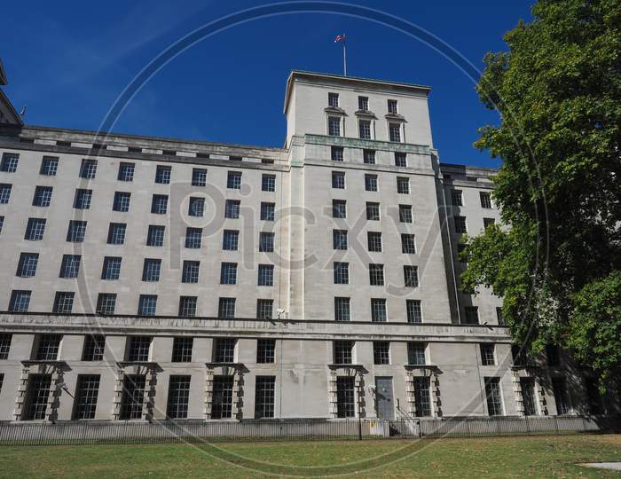 Image of London, Uk - Circa September 2019: Ministry Of Defence Main ...