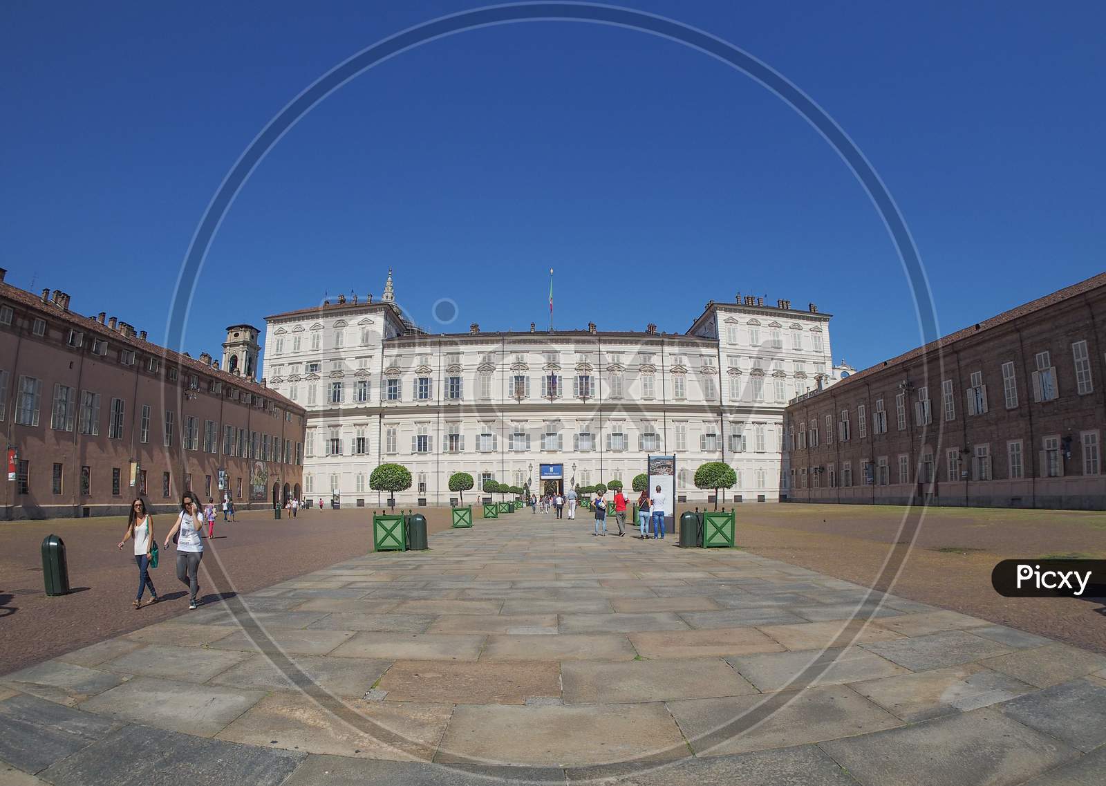 Image of Turin, Italy - Circa September, 2015: Tourists Visiting ...
