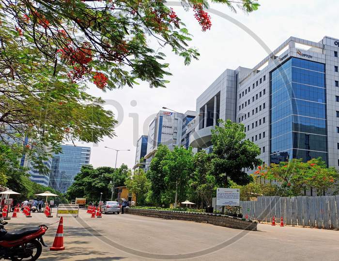 Image of Mindspace Building no 14 Hi-tech City Hyderabad India-NR126917 ...