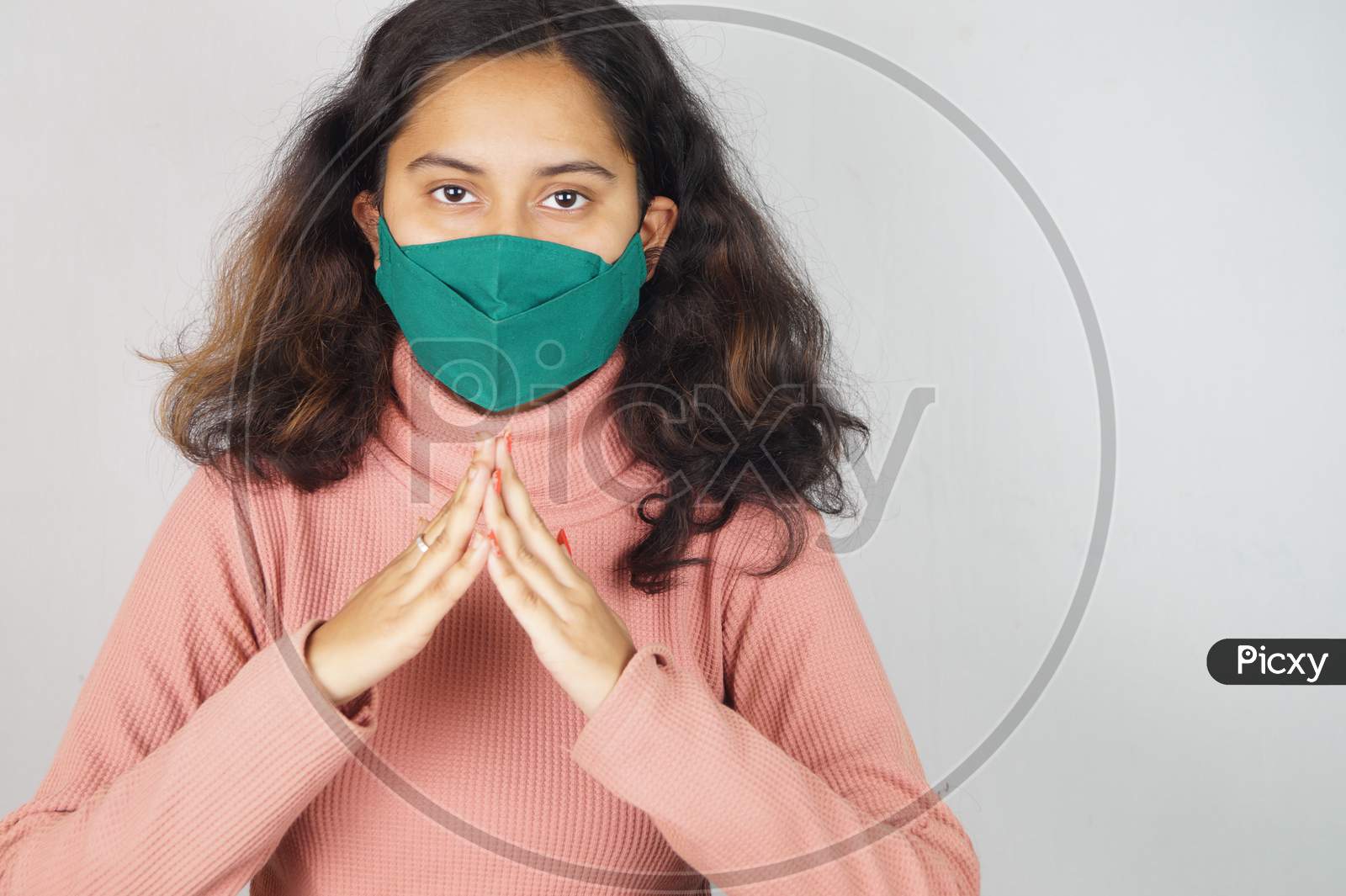 Image of Girl Wearing Mask , Corona Warriors , Face Mask , Using ...