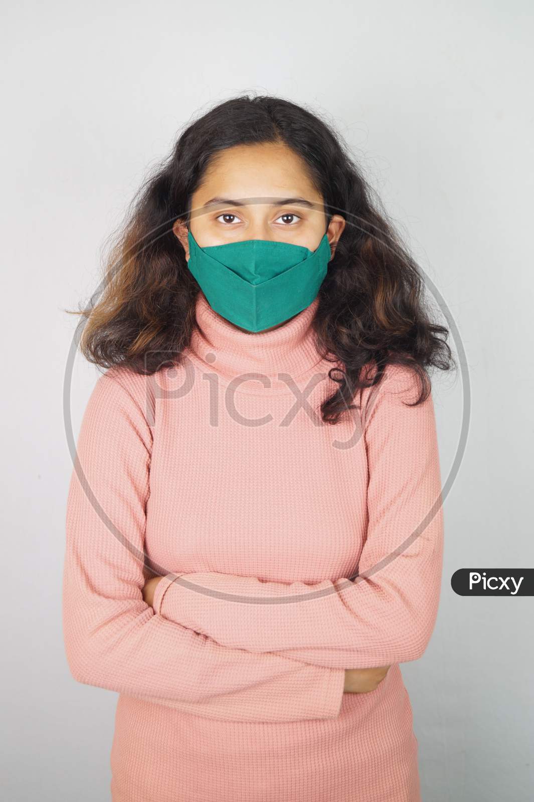 Image of Girl Wearing Mask , Corona Warriors , Face Mask , Using ...